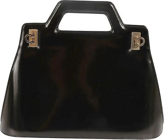 Ferragamo Crossbody Bags - Structured Handbag - Gr. unisize - in Schwarz - f&uuml;r Damen