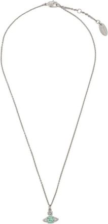 Vivienne Westwood Halskette - Celestial-Inspired Brass Necklace With Turquoise P - Gr. unisize - in Mehrfarbig - f&uuml;r Damen