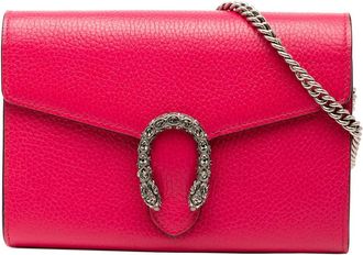 Gucci Hobo Bags - Mini Leather Dionysus Wallet on Chain - Gr. unisize - in Gold - f&uuml;r Damen