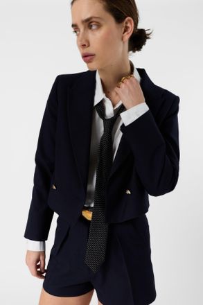 Gerard Darel Chemise en coton uni &agrave; blason - ALIX - Blanc