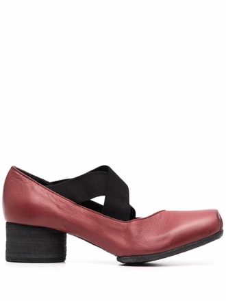 Uma Wang Pumps mit eckiger Kappe - Rot