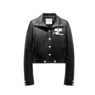 Courr&egrave;ges Femme, Vestes, Noir, Taille: 42 FR Manteaux Noirs pour Femmes