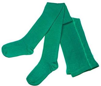 Weri Spezials Collants femme en coton opaque de plusieurs couleurs - tendance et classique. (46-48, émeraude)