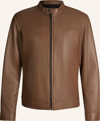 Strellson Lederjacke braun