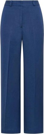 Maliparmi Maliparmi, Femme, Pantalons, Bleu, Taille: 36 FR Pantalon en Lin Intemporel