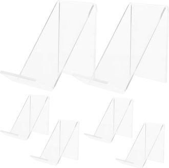 BESPORTBLE 6 St&uuml;ck Teiliges Transparentes Acryl Schuhdisplay Stabiler Schuhhalter f&uuml;r Kinderschuhe Platzsparendes Schuhregal f&uuml;r Laden Zuhause und Schrank Leicht