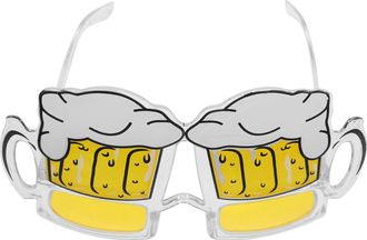 BESPORTBLE Party Sonnenbrille Bierkrug Design Leichte Transparente Brille f&uuml;r Sommerparty Hawaii Luau Pool und Geburtstagsfeiern