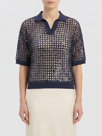 Brunello Cucinelli Polo BRUNELLO CUCINELLI Femme couleur Bleu