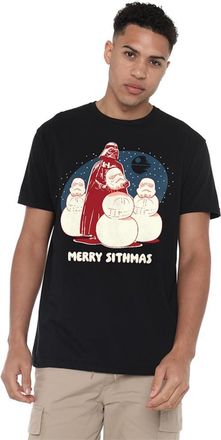 Star Wars Unisex-T-Shirt mit Aufschrift Star Wars Darth Vader Merry Sithmas Christmas, Schwarz, Schwarz, XXL