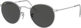 Ray-Ban Retro Runde Metallsonnenbrille - - Accessories - unisex - Grau - 53 MM