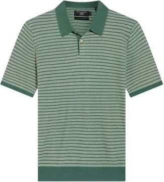 Dockers Polo ray&eacute; en coton m&eacute;lang&eacute;