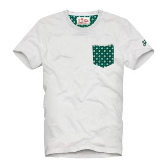 MC2 Saint Barth Homme, Tops, Blanc, Taille: M T-shirt poliestere