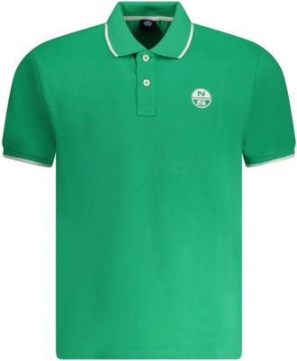 North Sails Homme, Tops, Vert, Taille: S Polo &agrave; Manches Courtes