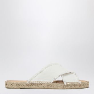 Castaner Slipper Palmera wei&szlig;