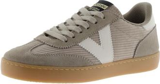 Victoria Basket Basse Berlin Ciclista Velours Côtelé & Pièces en Contraste & Semelle Caramel 1126220 pour Femme Taupe 36