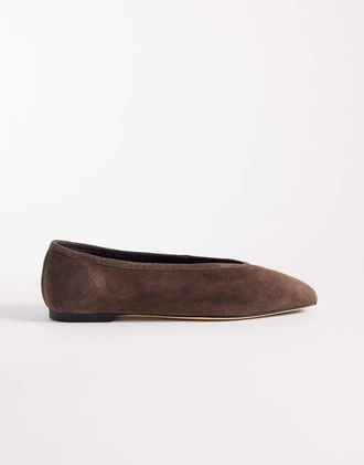 Tony Bianco Bianca - Ballerines en daim - Espresso-Brown