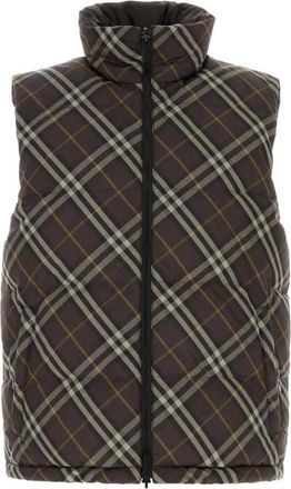 Burberry Homme, Vestes, Multicolore, Taille: L Quilted Check Puffer Vest