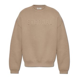 Fear of God Logo Sweatshirt - - Sweatshirts & Hoodies - Herren - Beige - XS