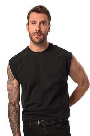 JP1880 Tanktop, RH, Over Shoulder Haut, Noir, XXL Hommes