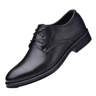 Generic Chaussures Habill&eacute;es Formelles for Hommes Chaussures Oxford Lacets en Cuir Richelieus Lacets Hommes Chaussures daffaires en Cuir Formelles Lacets Anti