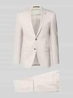 Roy Robson Slim Fit Komplettanzug mit Pattentaschen