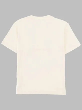 Palm Angels Brushed Cotton Angel Graphic T-Shirt - White