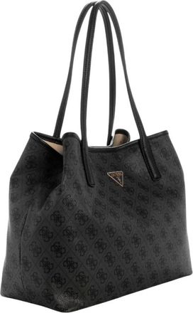 Guess Femme, Sacs, Noir, Taille: ONE Size Victtoria Sac cabas 2-en-1