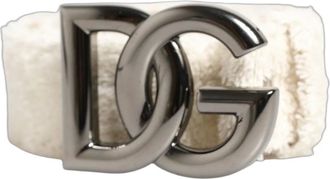 Dolce & Gabbana Homme, Accessoires, Blanc, Taille: ONE Size Ceinture