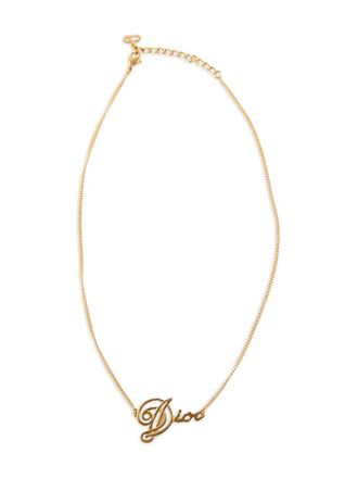 Dior collier à logo (années 2000)