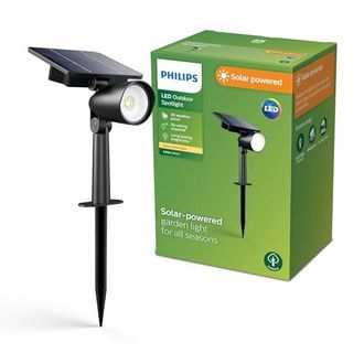 Philips Ashlyn Spot/Applique Solaire dExtérieur, 2700 K, 150 lm, Noir