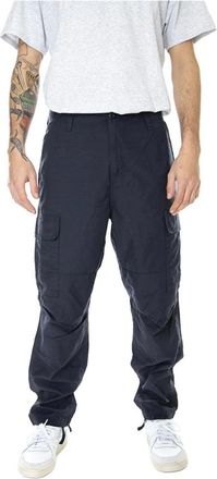 Carhartt Work in Progress Homme, Pantalons, Bleu, Taille: W33 Pantalon fusel&eacute;