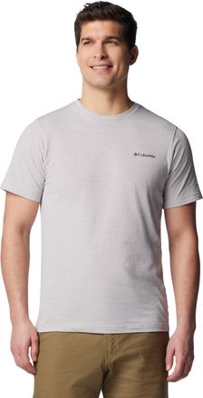 Columbia Herren Thistletown Hills Short Sleeve Wander-Shirt, Grey Heather, L