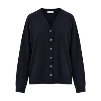 Jucca Cardigan - - Knitwear - Damen - Blau - M