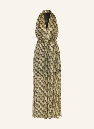 Siyu Siyu Kleid Mit Glitzergarn gold