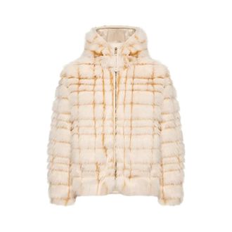 Moncler Femme, Vestes, Blanc, Taille: 36 FR Pluvier Veste Courte Rembourr&eacute;e