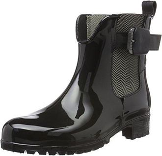 Tommy Jeans Femme Z1385en 3R Bottes à Enfiler, Noir 990, 40 EU