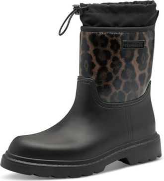 Tamaris Femme Damen Rubberboot 1-25415-45 Botte de Pluie, léopard, 38 EU