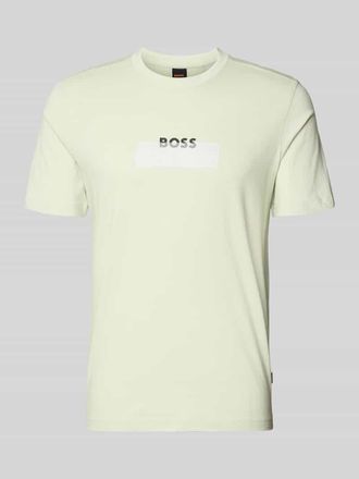 Boss Orange by Hugo Boss Regular Fit T-Shirt aus reiner Baumwolle Modell Te_LOGOTAPE
