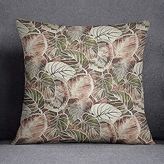 Bonamaison Le Jardin du Lin Kissenh&uuml;llen, Cotton, Mehrfarbig, 45x45