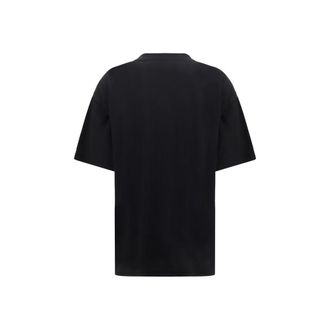 Balenciaga Womens Black Cotton T-Shirt