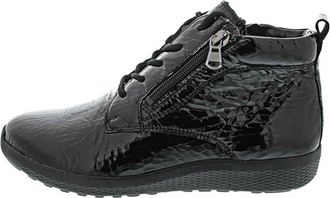 Waldläufer Bottines confortables pour femme K-IRA, Noir, 38 EU