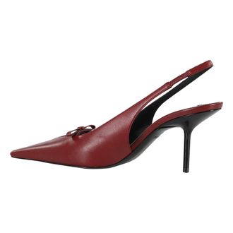 Victoria Beckham Burgunder Slingback mit Schleifendetail - - Shoes - Damen - Rot - 40 EU