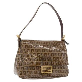 Fendi Sac bandouli&egrave;re Pre-owned en toile - Femme - Pre-owned - Brun - Taille: ONE Size