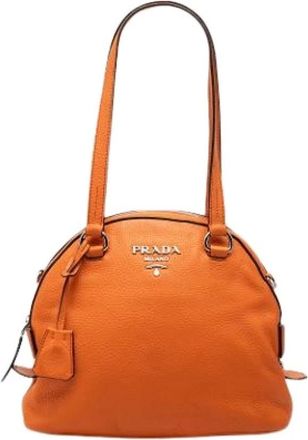 Prada Sac bandouli&egrave;re Pre-owned - Femme - Pre-owned - Orange - Taille: ONE Size