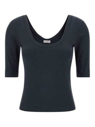 Brunello Cucinelli T-Shirt - Bleu