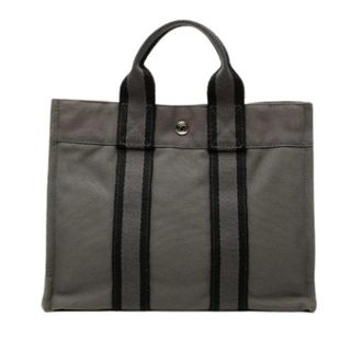 Herm&egrave;s Sac cabas Pre-owned Fourre Tout PM - Femme - Pre-owned - Gris - Taille: ONE Size