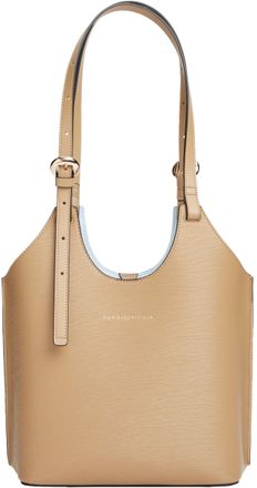 Tommy Hilfiger Damen Th Modern Mini Tote Aw0aw18617 Tragetasche, Khaki (Safari Canvas)