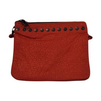 Napapijri Orange Damen Rei&szlig;verschlusstasche - - Bags - Damen - Rot - ONE SIZE