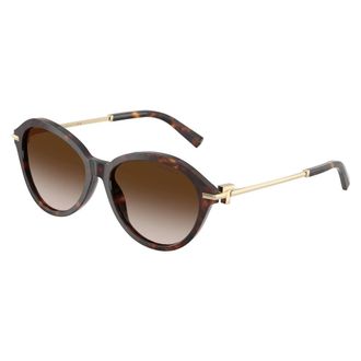 Tiffany & Co. Femme, Accessoires, Brun, Taille: 56 MM Lunettes de soleil Tf4259