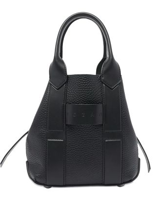 Hogan sac cabas Bar en cuir - Noir